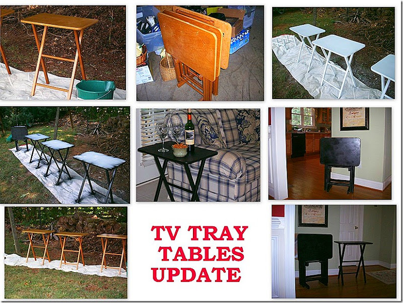 Pickles and Cheese: TV Tray Tables Paint By Number